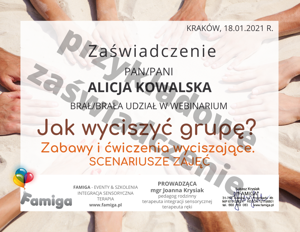 Szkolenia on-line i webinary – Famiga