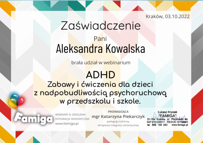 Pakiety webinarowe z zaświadczeniami – Strona 2 – Famiga